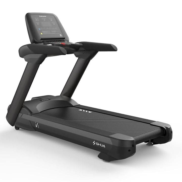 SHUA, V6 Commercial Treadmill SH-T860, Silver Gray, Black | Athletix.ae
