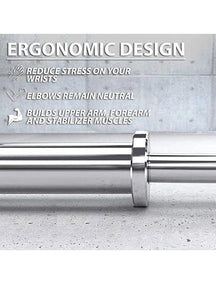 1441 Fitness 4ft Olympic Straight Bar with Collars | 7 kg